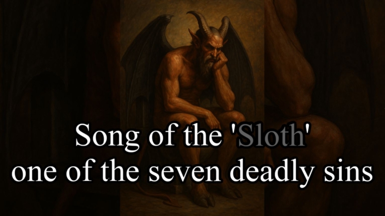 Song of the ‘Sloth’, one of the seven deadly sins | 哲学者：ゆとりの自由帳